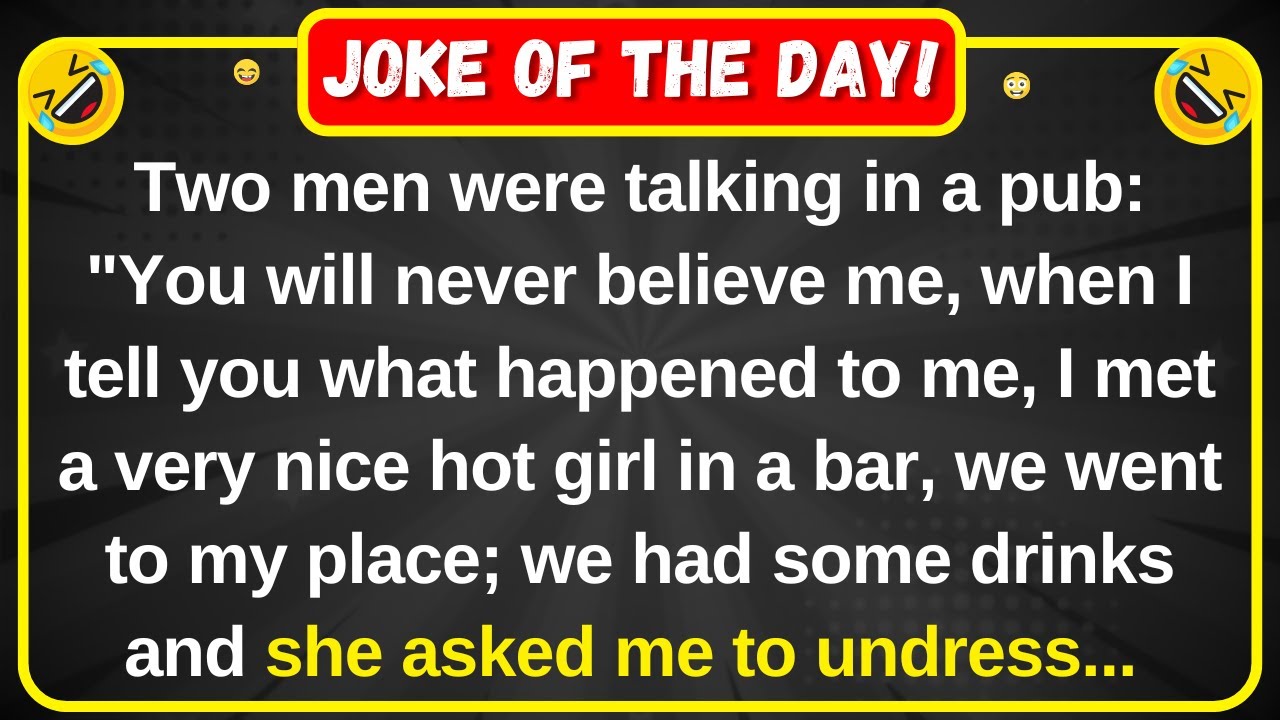 😂funny joke - Two men were talking in a pub | best joke of the day ...