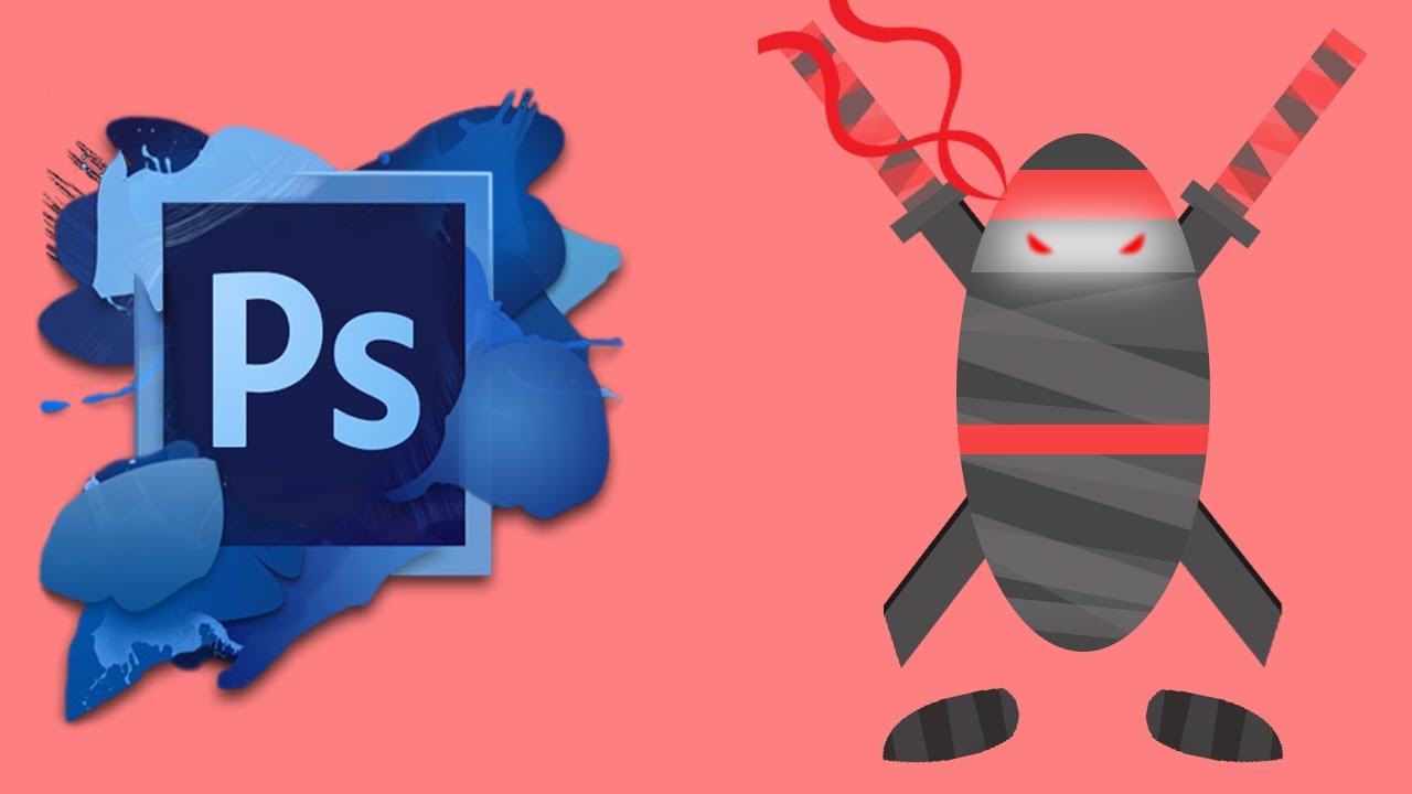 Photoshop: How to Build a Ninja Character - YouTube