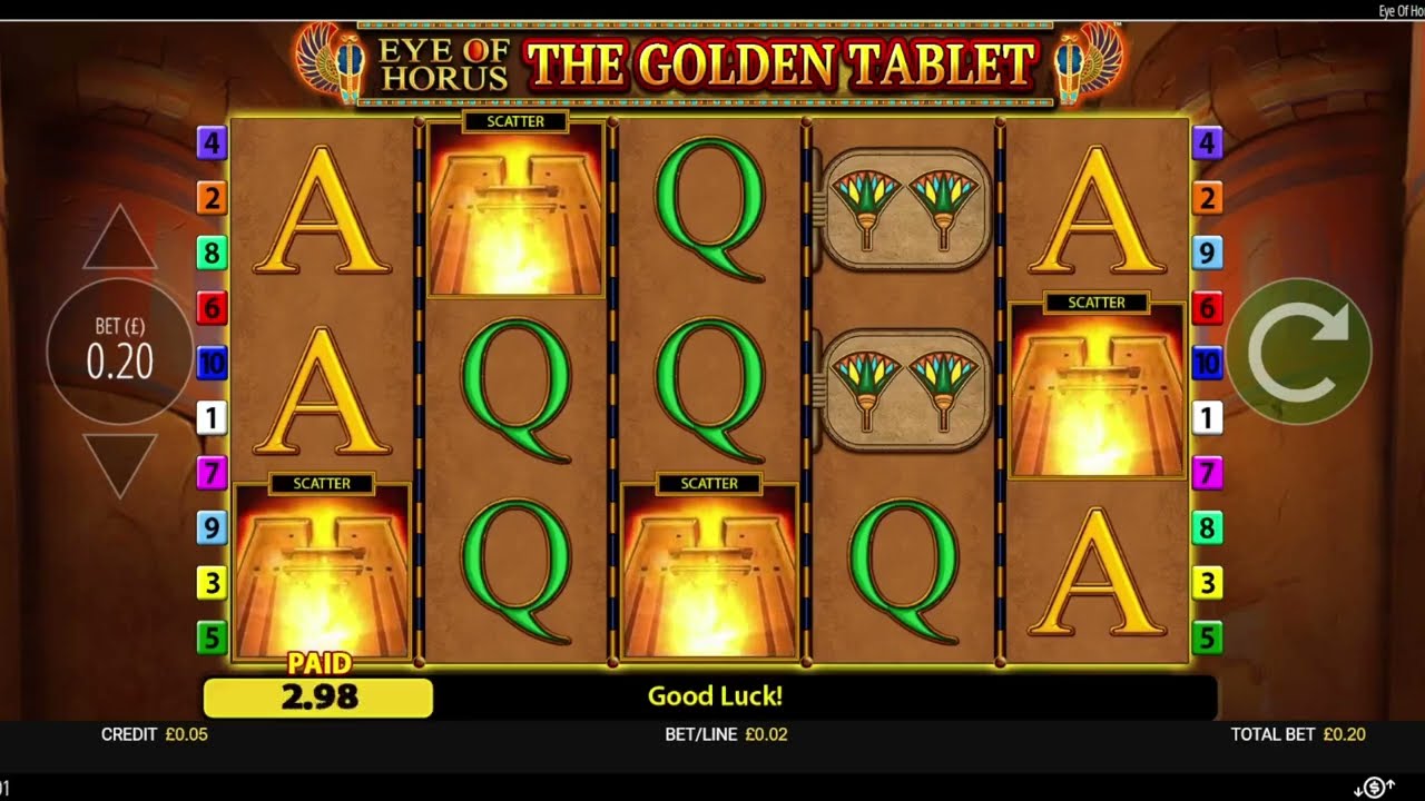 👁️EYE OF HORUS THE GOLDEN TABLET👁️10 BONUS CHALLENGE👁️ Loads Of 4 ...