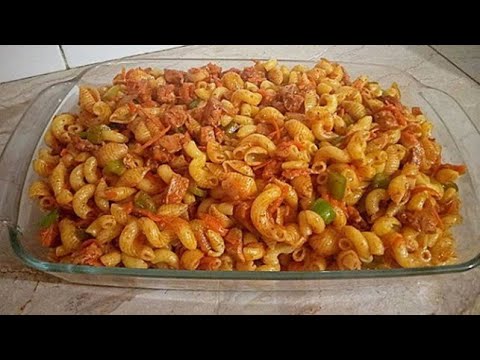 Chicken macroni (how to make easy chicken macroni) by cooknook - YouTube