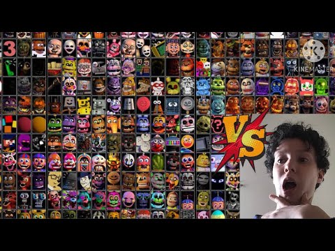 FNaF'taki Tüm Karakterler-Ultra Custom Night/FNaF Fan Oyunu Bölüm 1 ...