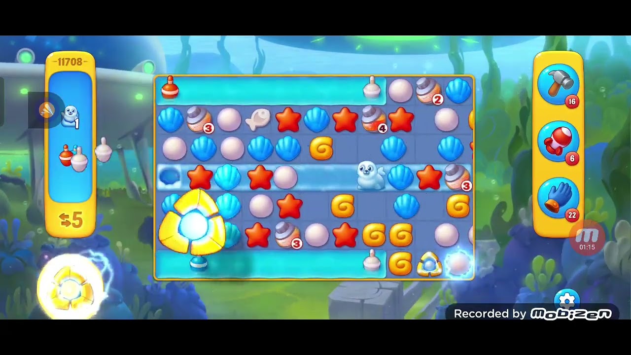 Fishdom Level -11708 - YouTube