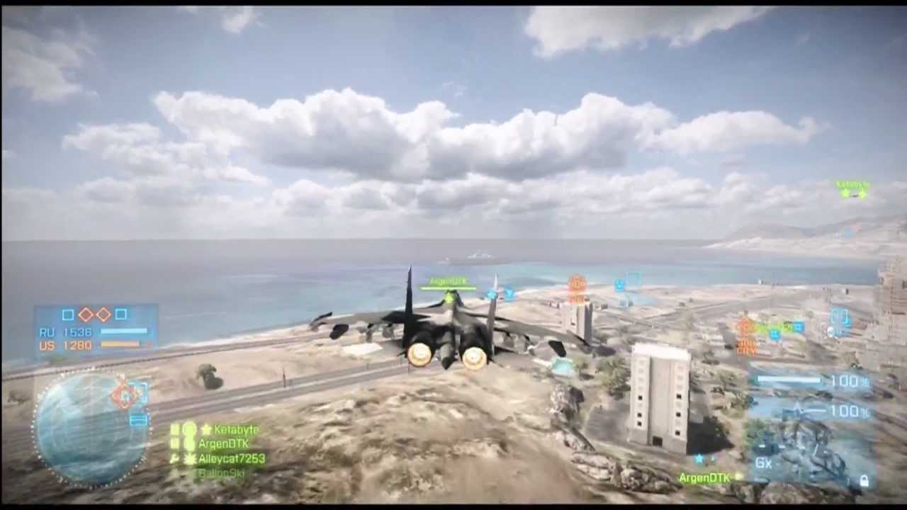 -Battlefield 3 Jet gameplay Xbox 360- - YouTube