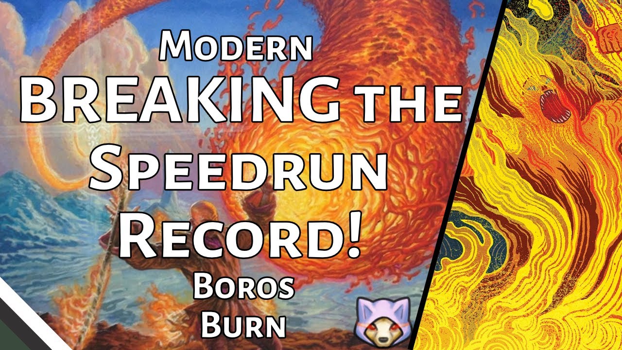 BREAKING the Speedrun Record! | Burn | Modern | MTGO - YouTube