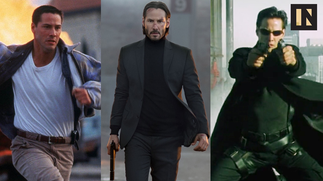 30 Years of Keanu Reeves Stunts | Inverse - YouTube