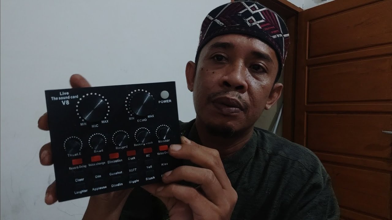 Soundcard V8 Alat Rekam Mini, Hasilnya Lumayan. - YouTube