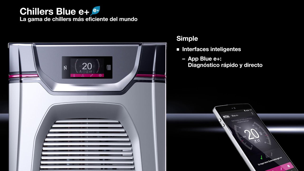 Chillers Blue e+ | Rittal ES - YouTube