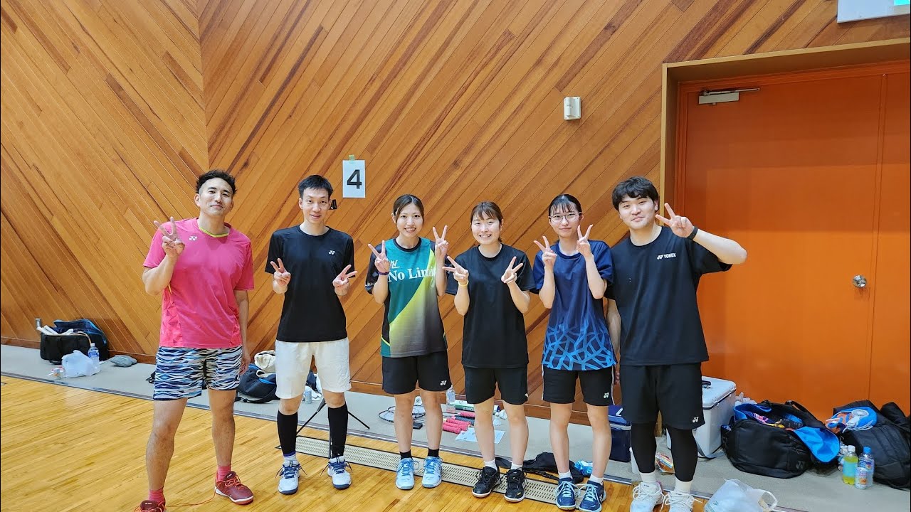 2025年6月8日木更津バドミントン団体戦4部2回戦～第2ダブルス～ - YouTube