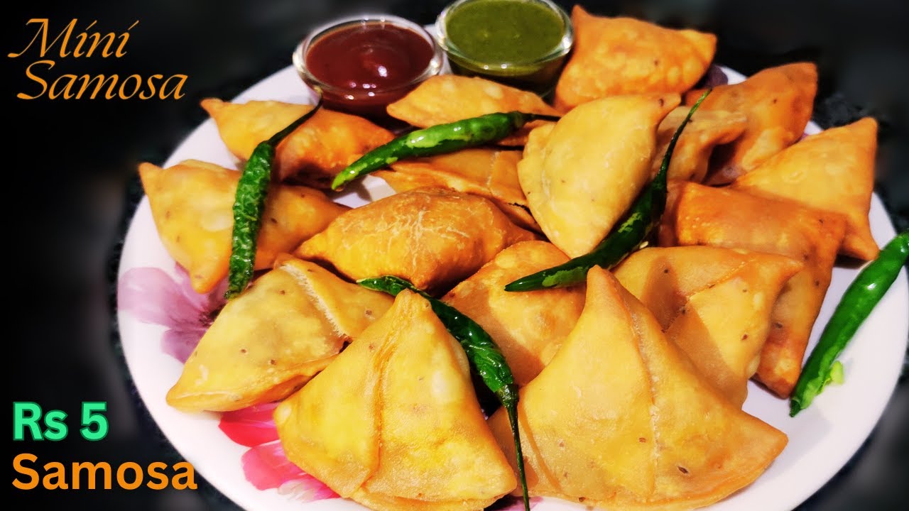 Mini Samosa | Jhatpat Banaye Super Crispy Mini Samosa | How To Make ...