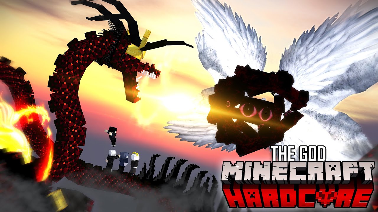 เขาลงมาจากสวรรค์ เพื่อลงทัณฑ์พวกเรา!!? | Minecraft Hardcore Horror (The ...