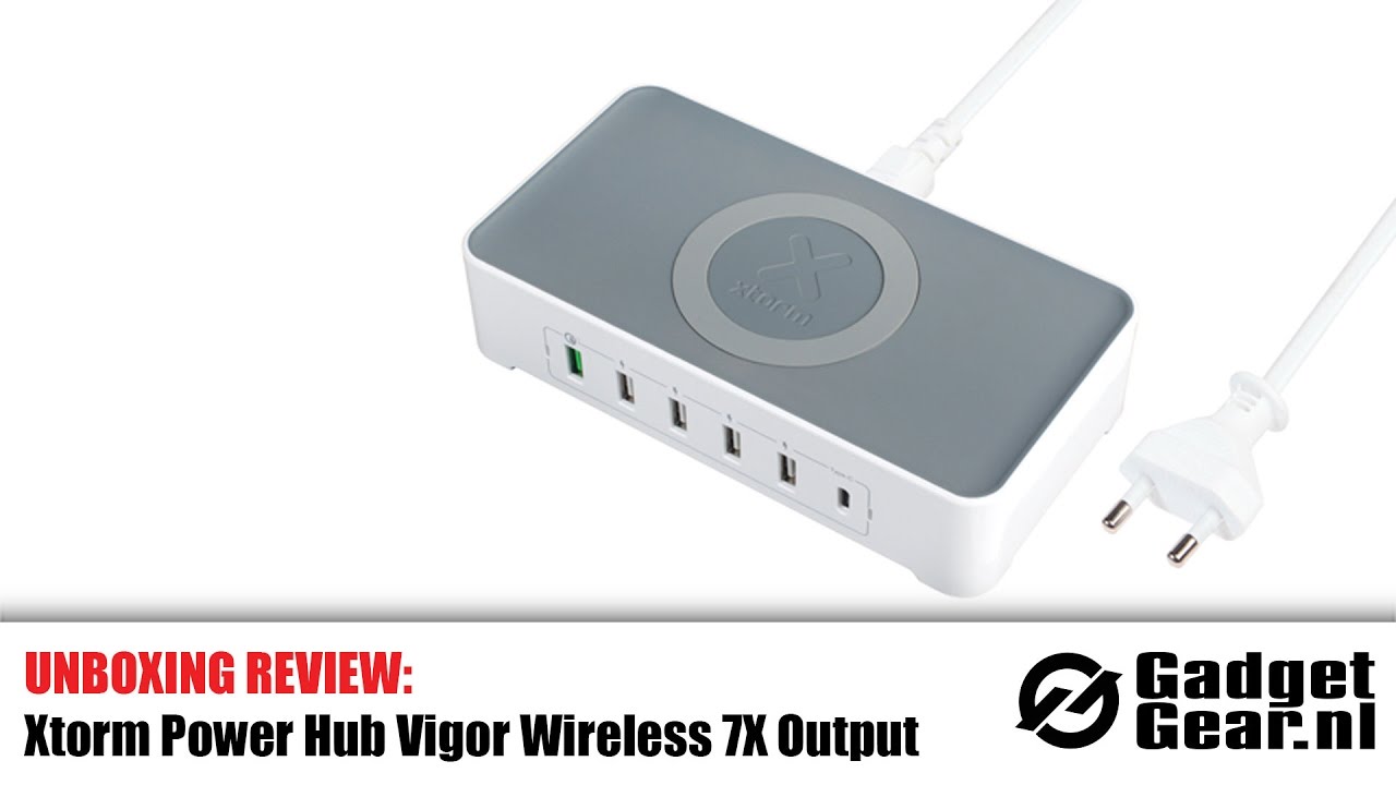 Unboxing Review: Xtorm Power Hub Vigor Wireless 7X Output - YouTube