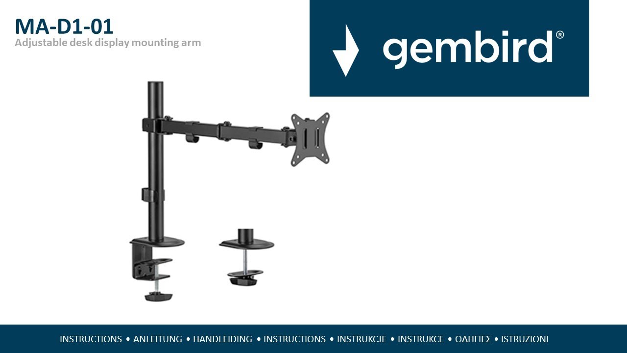 Gembird MA-D1-01 installation instructions - YouTube