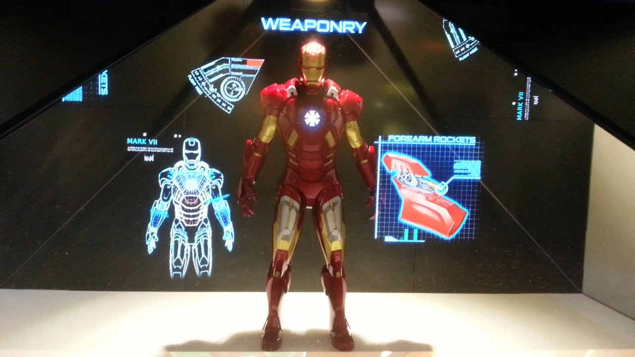 Iron Man Mark VII 3D PROJECTION - YouTube