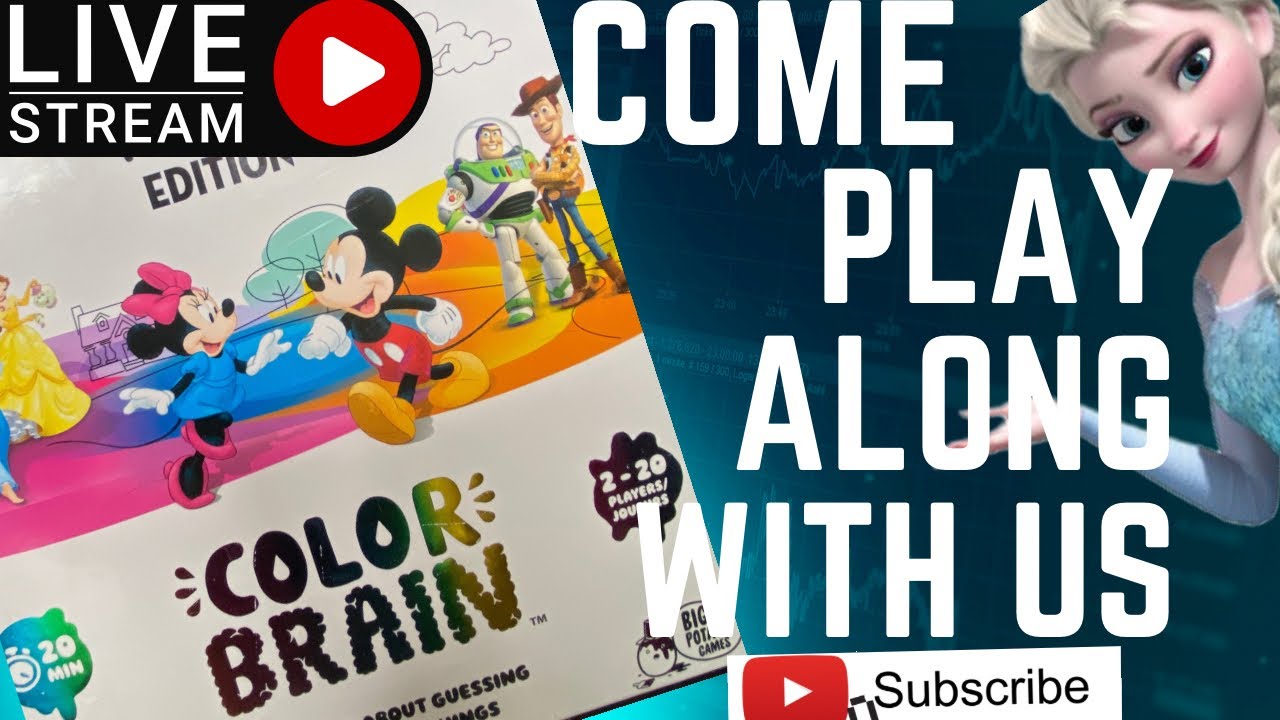 Playing Disney Color Brain Live - YouTube