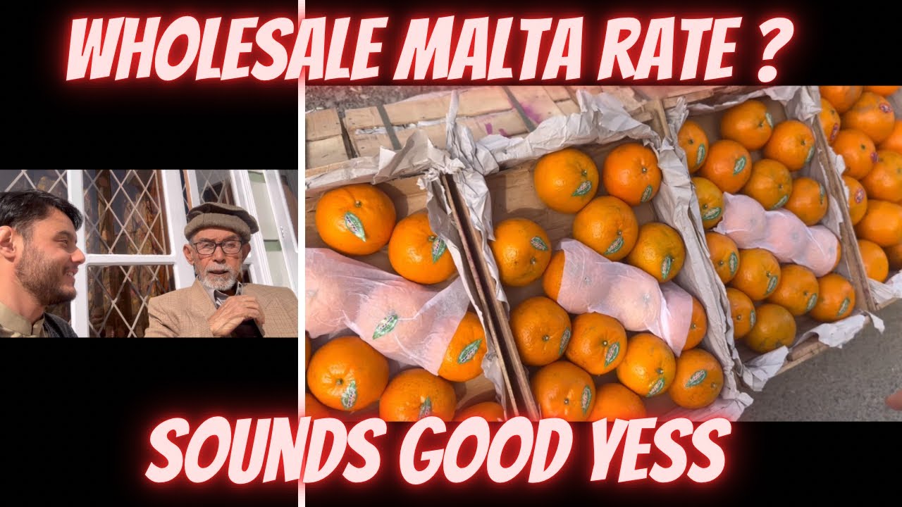 One crate of malta costs ??? 🍊🍊🍊 | Something special for baby Mustafa ...