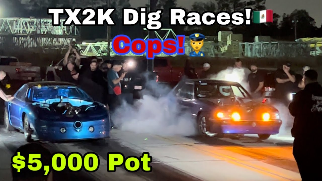 TX2K Dig Race Shootout | NEAR CRASHES! #TX2K #Dig #1320 - YouTube