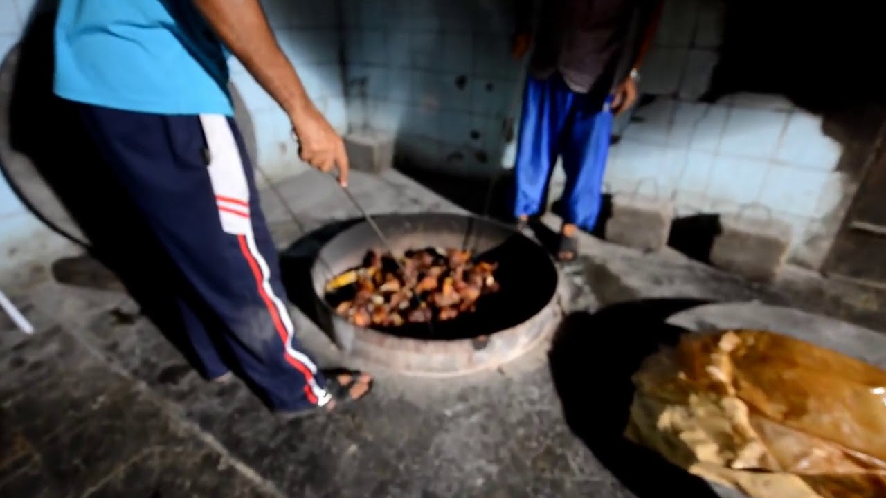 How Mutton Mandi is prepared and served in Saudi Arabia - YouTube