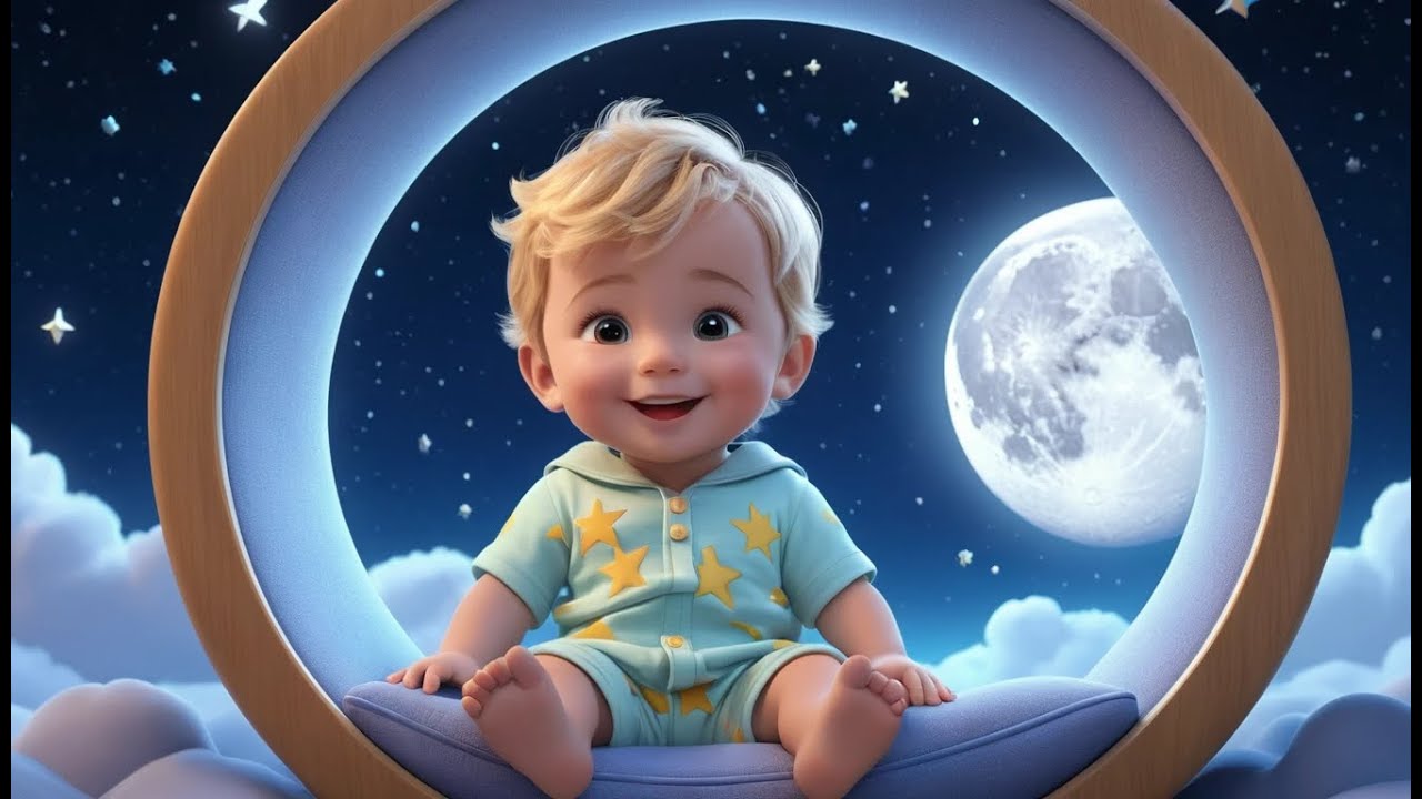 Rock a Bye Baby on Shooting Stars | Magical Lullaby for Kids | Soothing ...
