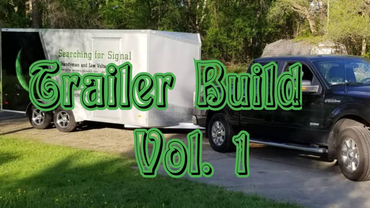 Handyman trailer build update! - YouTube