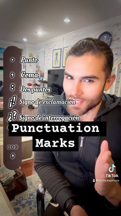 Signos de puntuación, en español. Punctuation marks, in Spanish. # ...