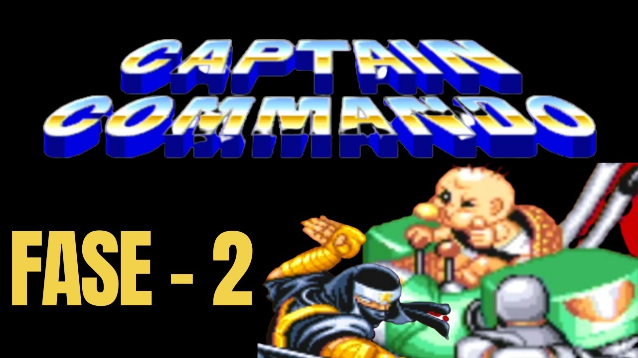 LEGÍTIMO GAME ARCADE. CAPTAIN COMMANDO *** FASE - 2 - YouTube