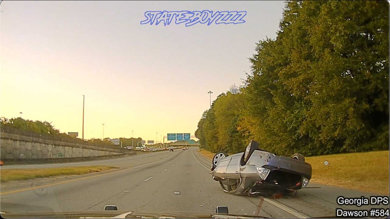 Driver Makes Fatal Mistake of Fleeing from GSP | Pursuit in Heavy ...