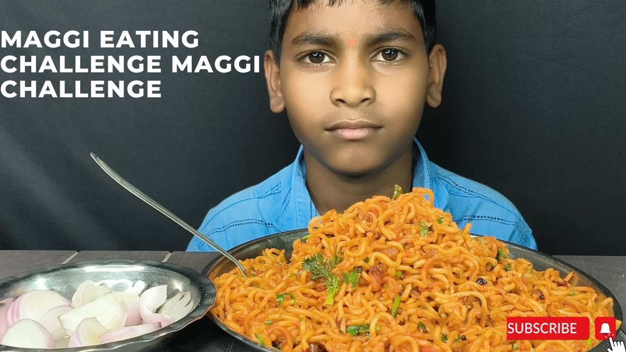 maggi eating challenge maggi challenge - YouTube