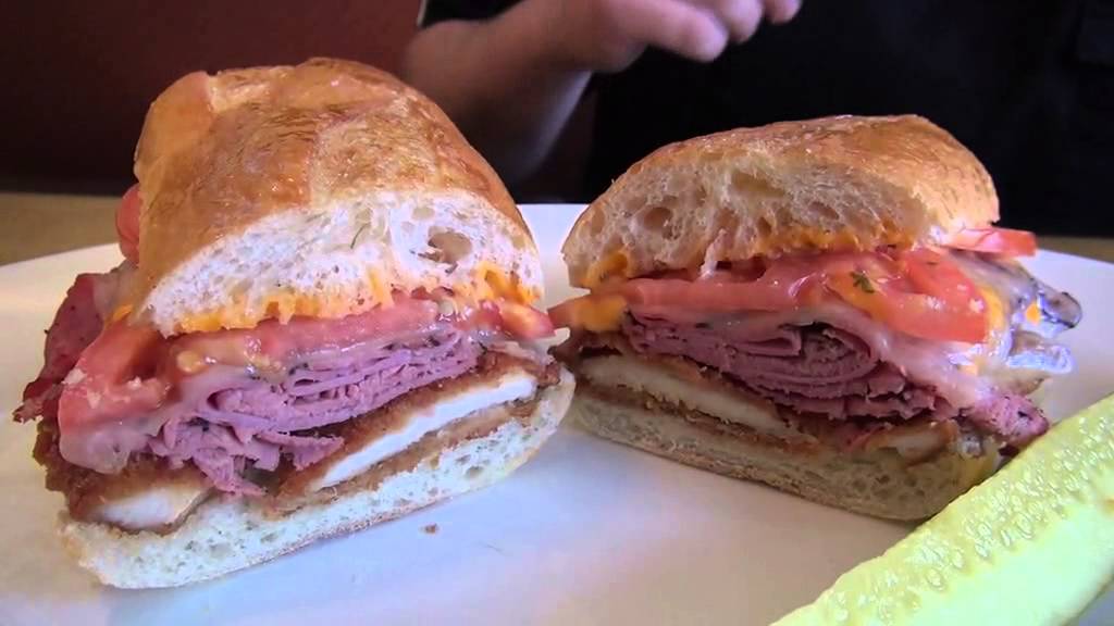 Pizza 1 - Haskell, N.J. - The Madison Specialty Sandwich - YouTube