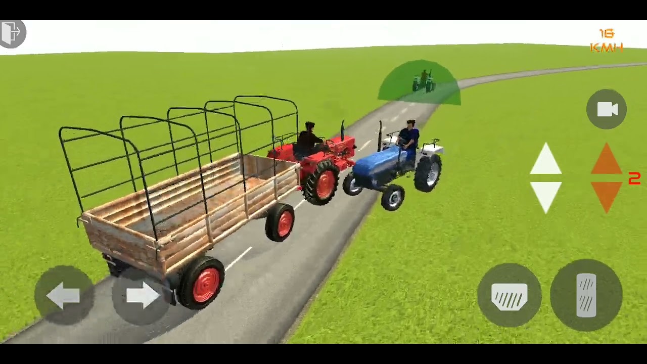 Mahindra tractor gaming video real hero man हिट वीडियो गेम खेल रहे है ...