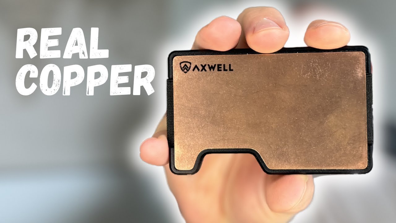 Ridge Competitor! The Axwell Stonewashed Copper Wallet Review! - YouTube