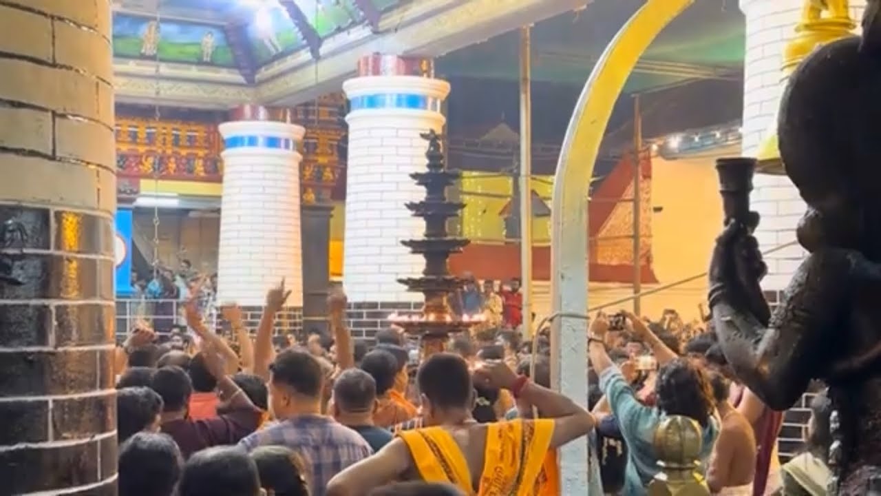 Sree poornathrayeesya temple| Vrischikolsavam 2024| chembada kalaasham ...