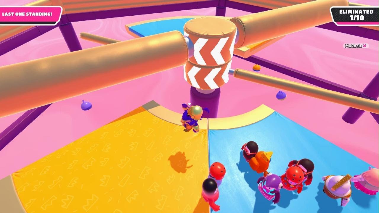 Fall Guys: first successful bar jump - YouTube