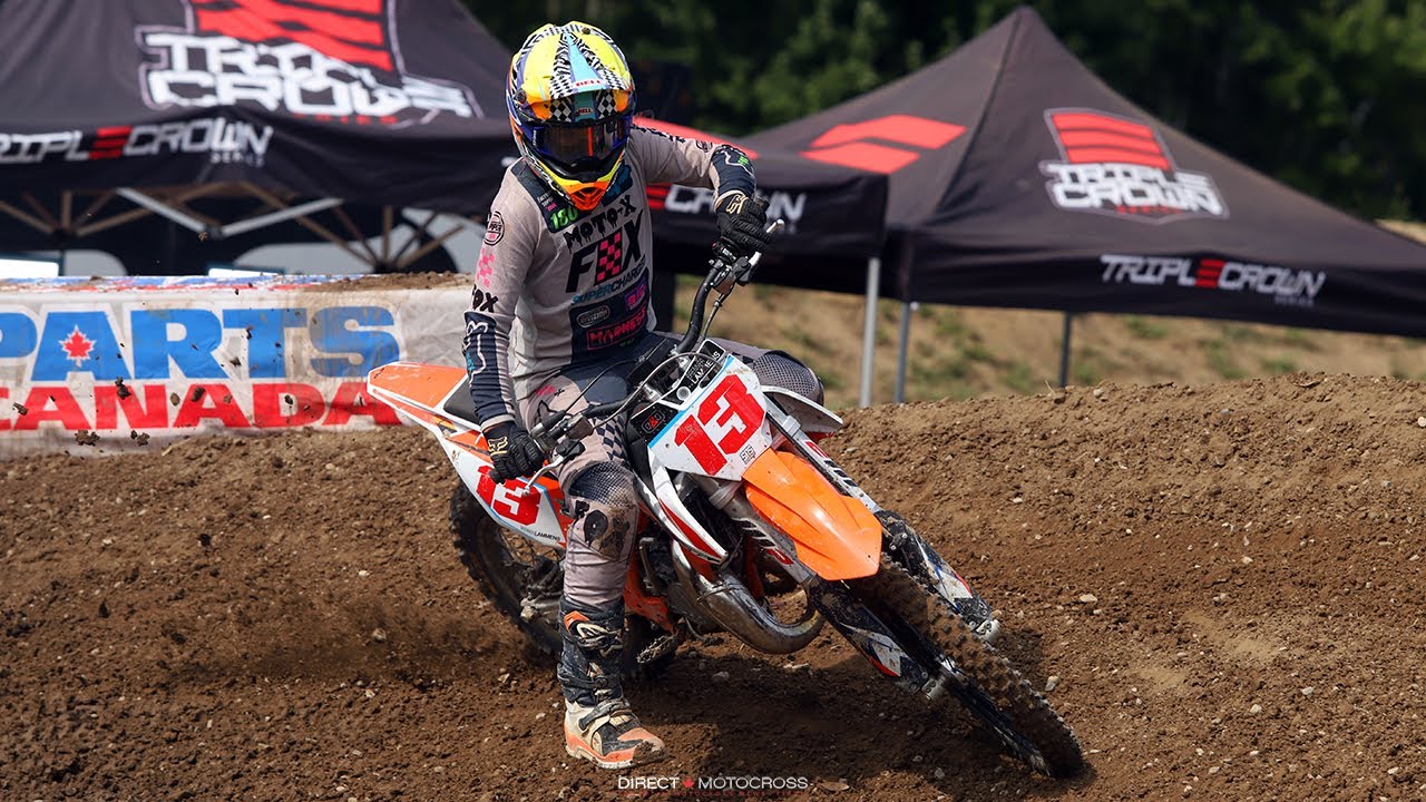 #13 Brenner Lammens Talks about Racing Canadian Triple Crown Supercross - YouTube