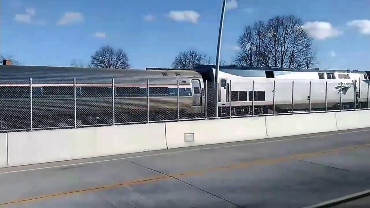 Amtrak Vermonter 55 at Flatbush Avenue - YouTube
