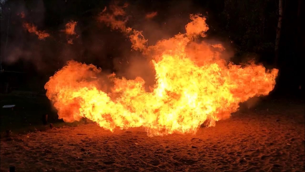 Fire Donut - YouTube