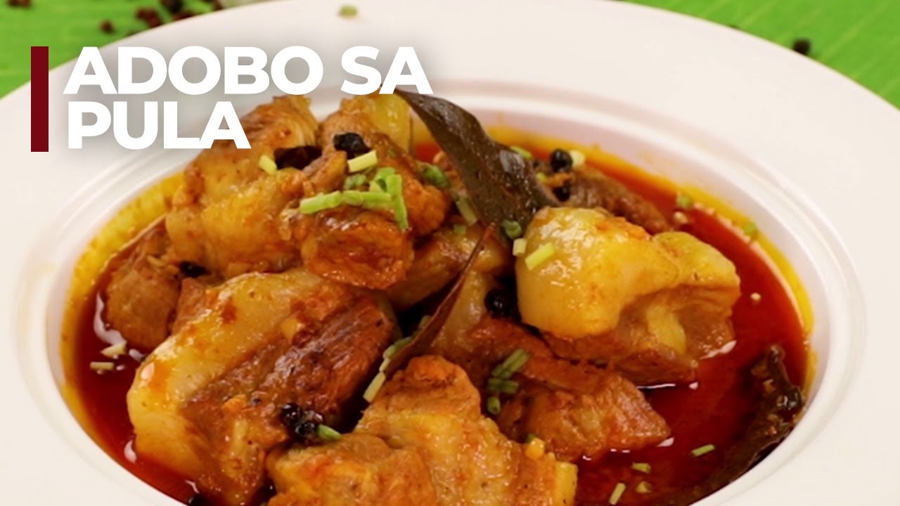 Adobo Sa Pula - YouTube