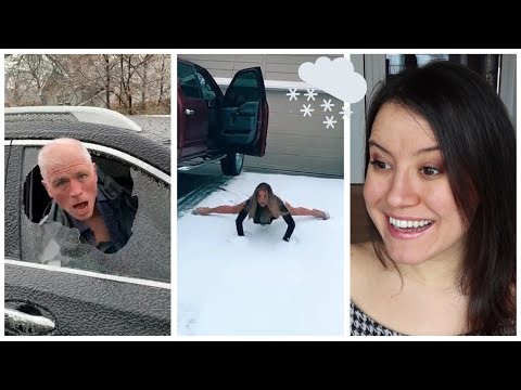 KIŞ GELDİ, KAR YAĞDI... En Komik Düşme Videoları 😂😂😂