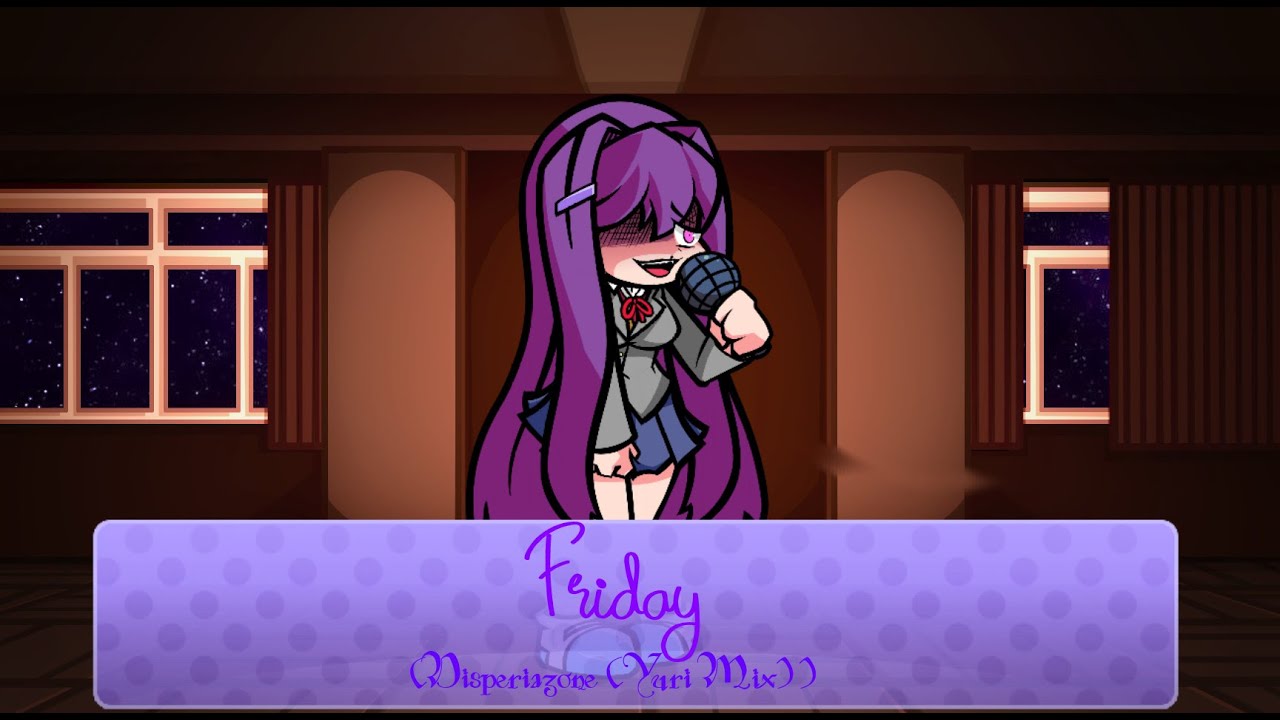 Friday - FNF Disperiazone (Yuri Mix)/Doki Mix [+FLP] - YouTube