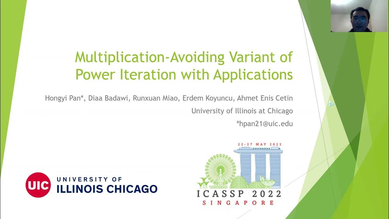 Multiplication-avoiding variant of power iteration with applications - YouTube