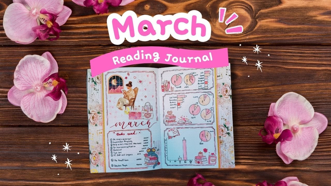 📖 March Reading Journal Setup | Reading Wrap-Up + Reviews 📖 - YouTube