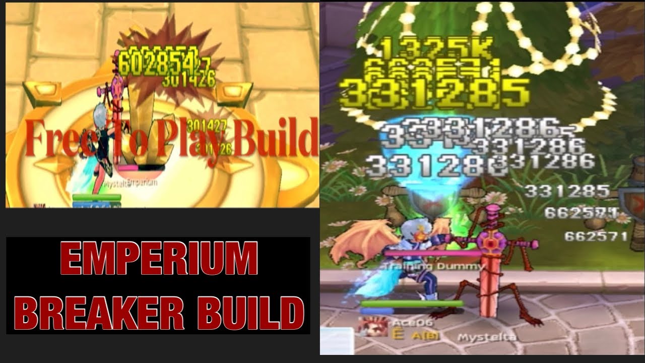 BLADE SOUL DOUBLE ATTACK BUILD | EMPERIUM BREAKER BUILD | RAGNAROK ...