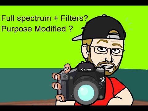 Full spectrum + Filters or Modified for a specific light band? - YouTube