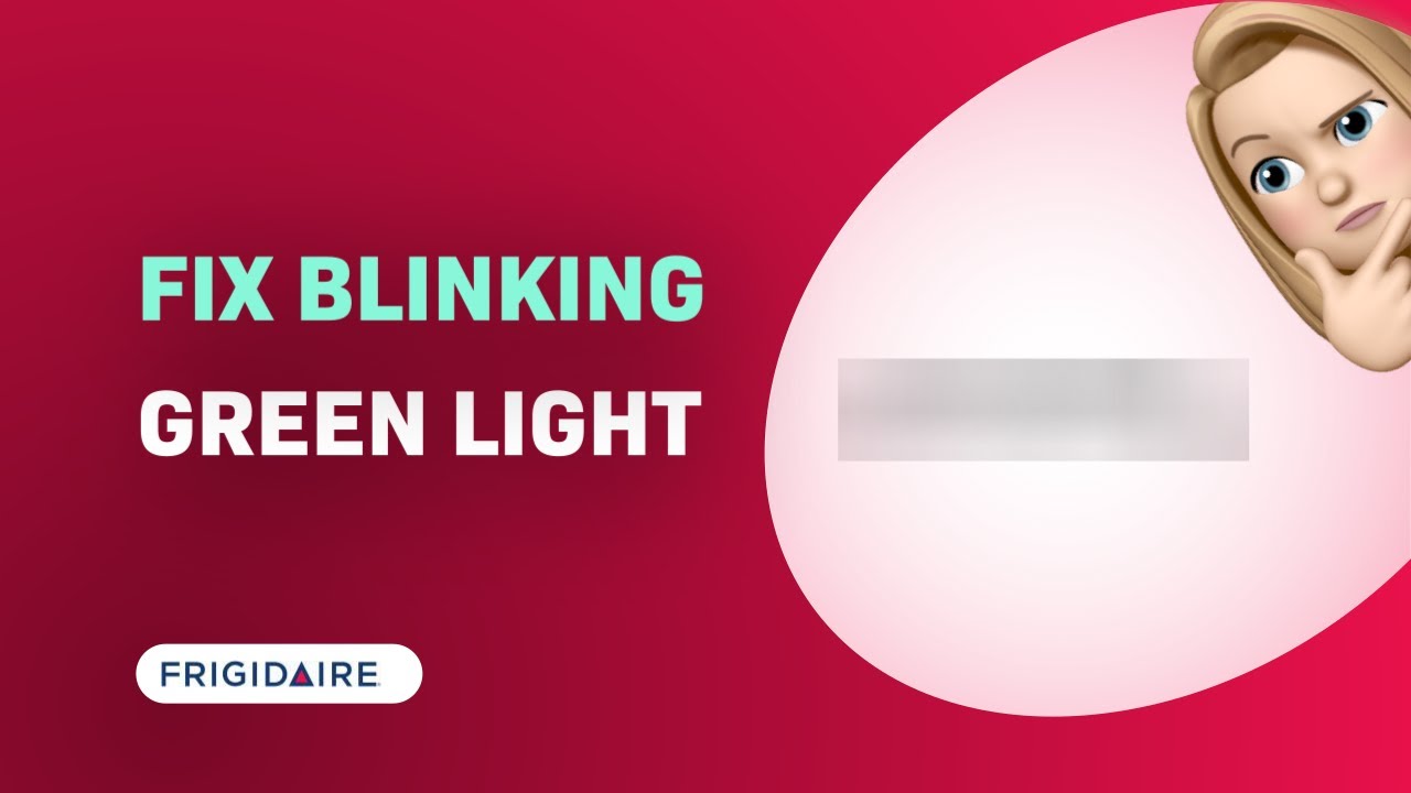 How to Fix Blinking Green Light on Frigidaire FFFU16F2VW Freezer - YouTube