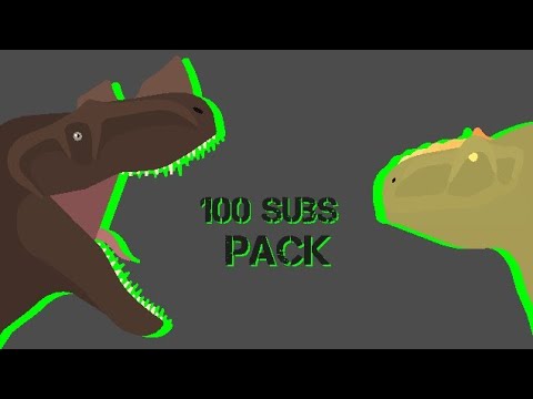Dinosaur pack 100 subs! | Stick nodes| - YouTube