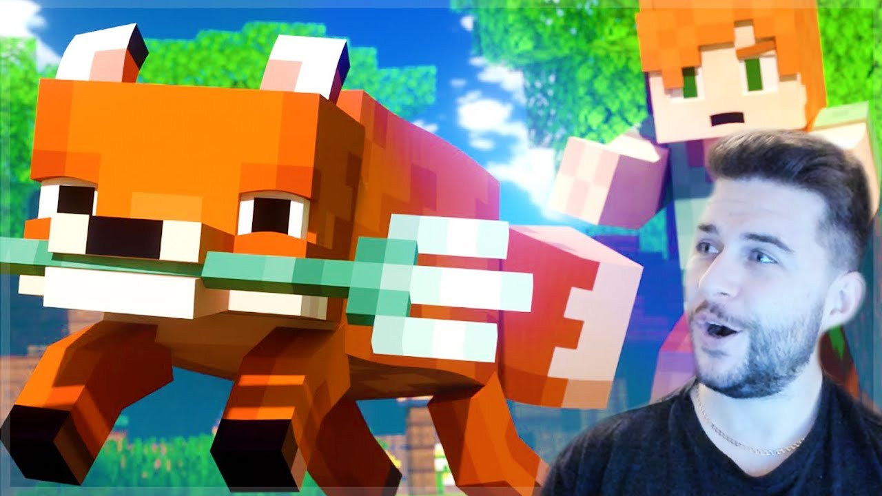 REACTING TO ALEX & STEVE Fox Thief Movie! (Minecraft Animations) - YouTube