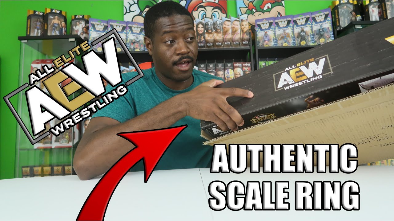 AEW Authentic Scale Ring w/ Kenny Omega | Ringside Collectibles ...