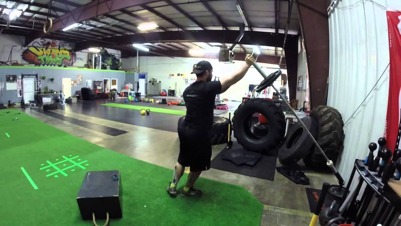 Rogue Fitness Landmine Cross Body Press with External Rotation - YouTube