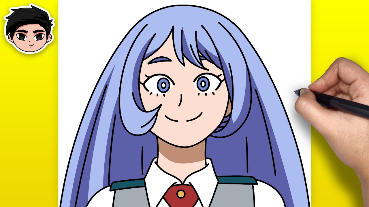 How to Draw Nejire Hado from My Hero Academia | Easy Step-by-Step - YouTube