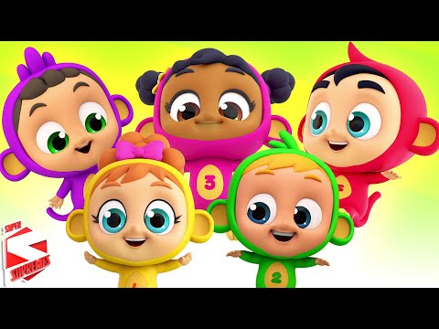 Five Little Monkeys + More Preschool Rhyme and Song for Kids