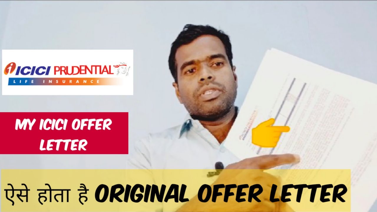 ICICI Offer Letter | My ICICI Offer Letter | Original Letter | Gross ...